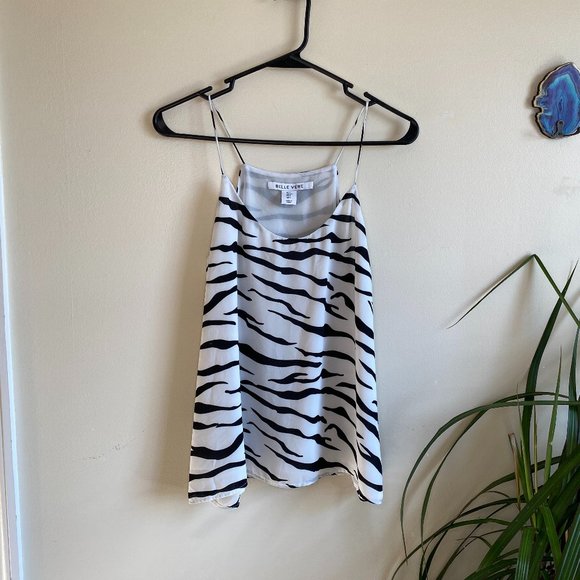 Belle Vere | Tops | Belle Vere Zebra Print Cami | Poshmark